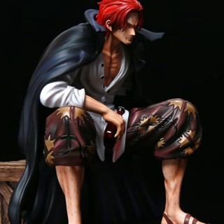 17cm One Piece Figure Red Hair Shanks Action Figures New World Four ...