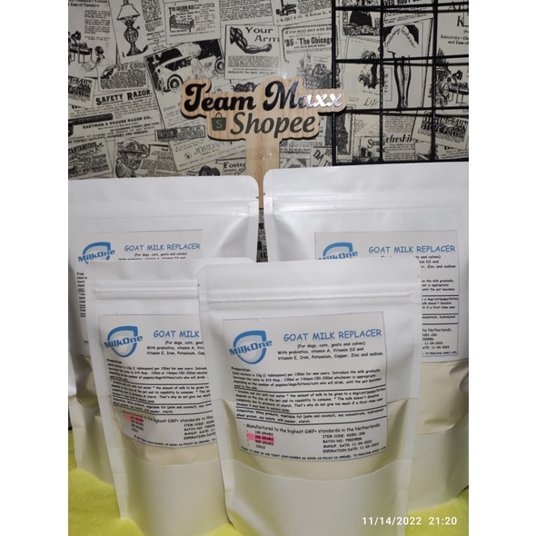 Milk One MilkOne Goats Milk Replacer Puppy Milk for Kitten Puppies Dogs ...