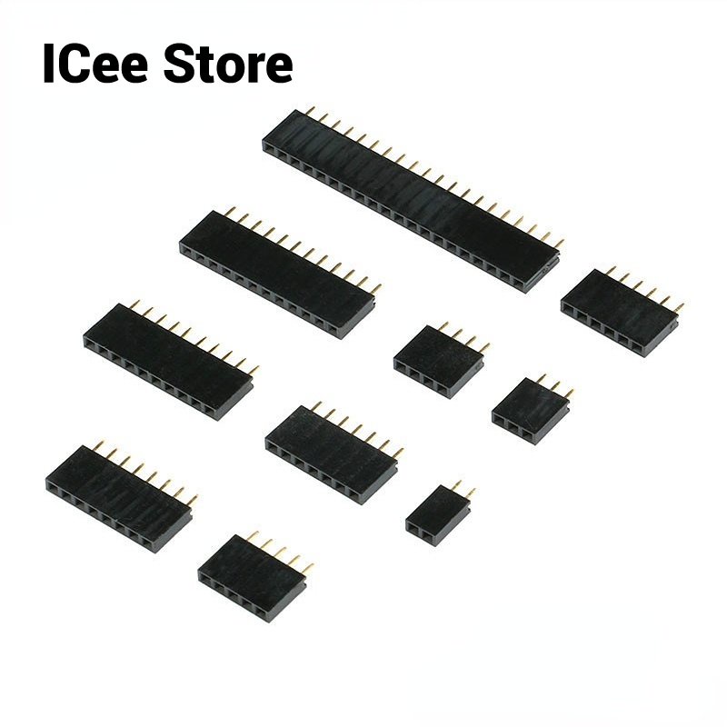 10Pcs Single Row Pin Pitch 2.54mm Connector 2Pin 3Pin 4Pin 5Pin 6Pin ...