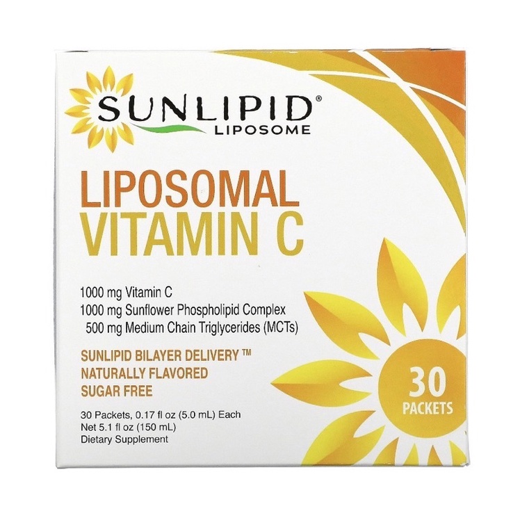 SunLipid Liposomal Vitamin C Naturally Flavored 30 Packets 0.17 oz (5.0 ml) | Shopee Philippines