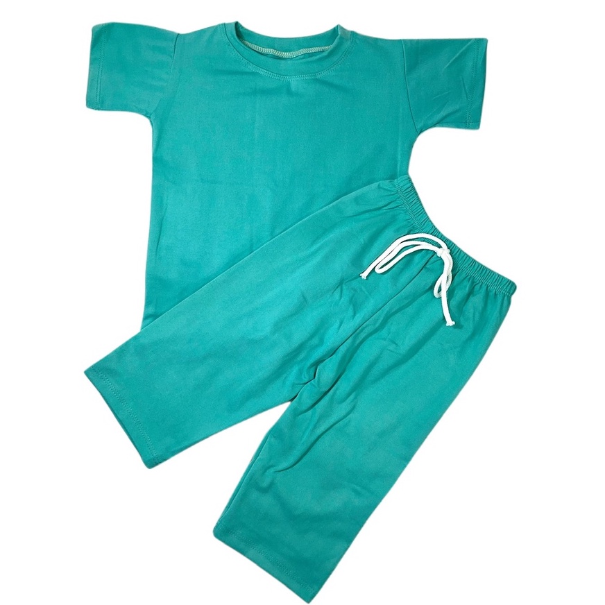 Unisex Kids Plain Terno Tshirt Pajama / Minimalist Sleepwear / Basic ...