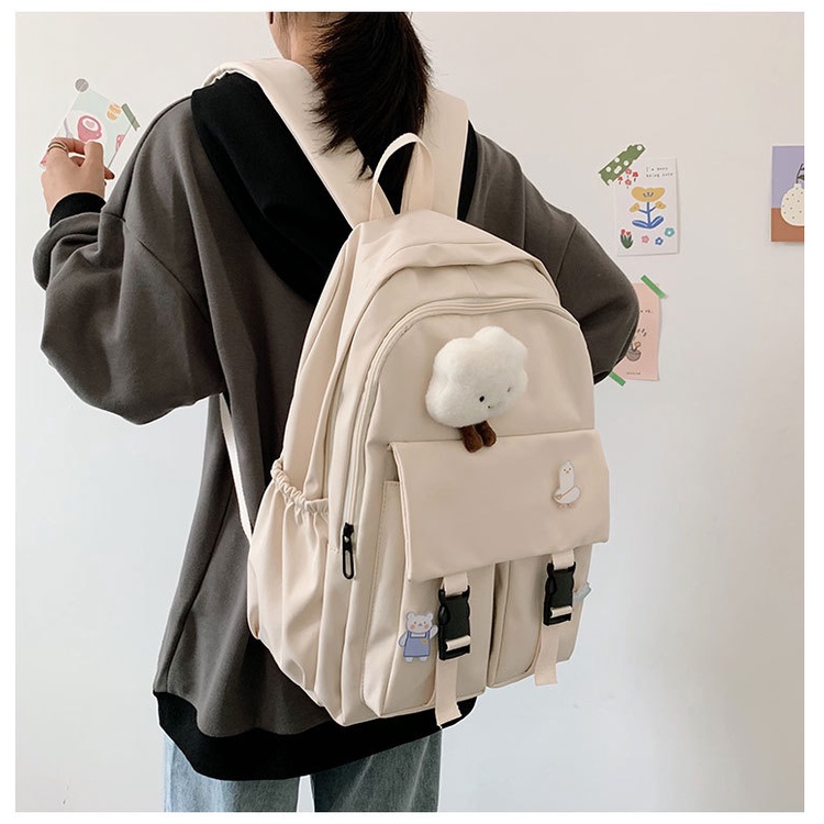 Schoolbag female Korean version Harajuku ulzzang high school college ...