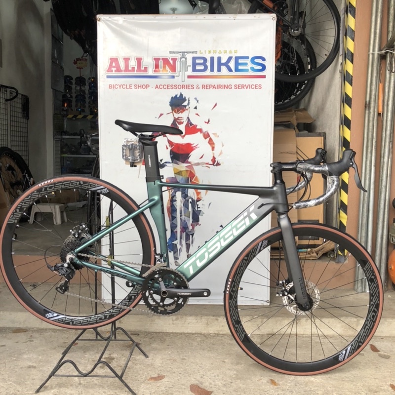 TOSEEK R-TYPE D AERO Disc Road Bikes With 5Freebies | Shopee Philippines