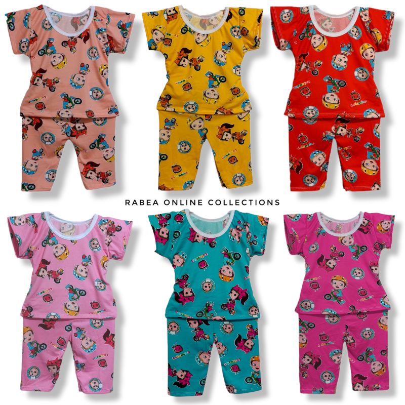 6&3 Pairs Spandex Pajama terno Assorted Color Pambahay/pantulog for ...