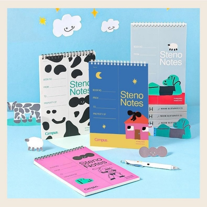 Penlab Kokuyo Steno Notes Book Campus & TYAKASHA A5 Size 60sheets Line ...