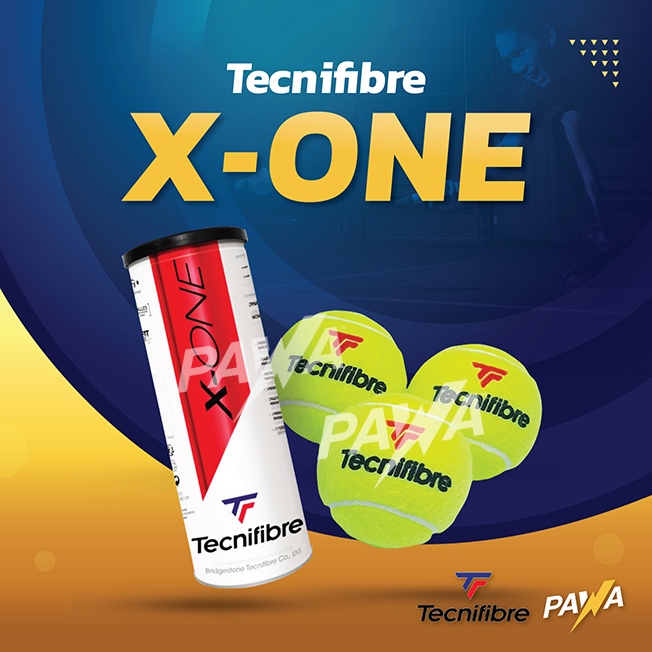 Tecnifibre X-ONE X 1 X One Tennis Ball (3 Premium Pressurized Tennis ...