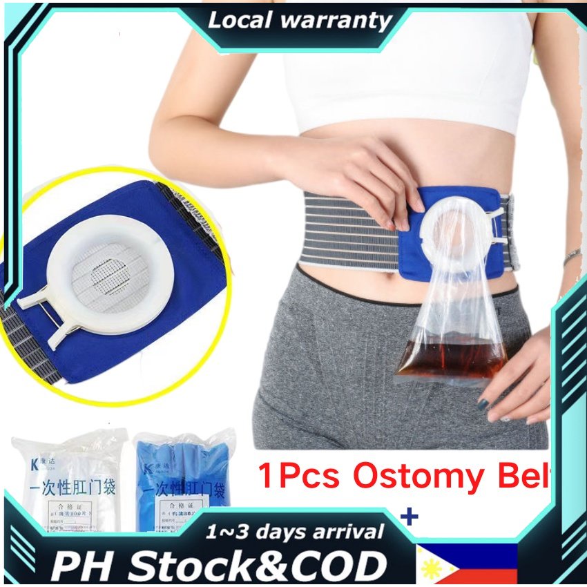Colostomy Bags with Ostomy Belt Durable and Elastic Urostomy Bag after ...