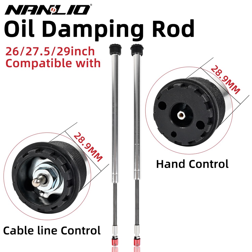 Nanlio Suspension Oil Damping Rod 26/27.5/29er Front Fork Bicycle ...