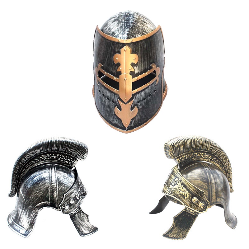 Helmet Hercules Hat Knight Ancient Roman Warrior Gladiator | Shopee ...
