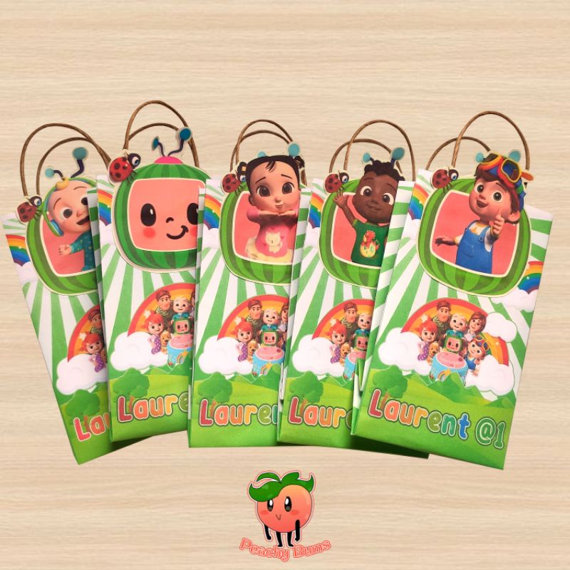 COCOMELON POP UP LOOTBAGS W/ HANDLE | Shopee Philippines