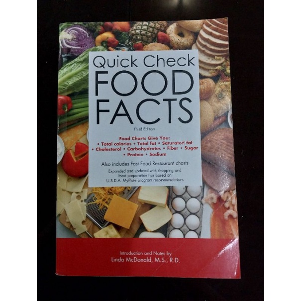 QUICK CHECK FOOD FACTS by Linda McDonald | Shopee Philippines