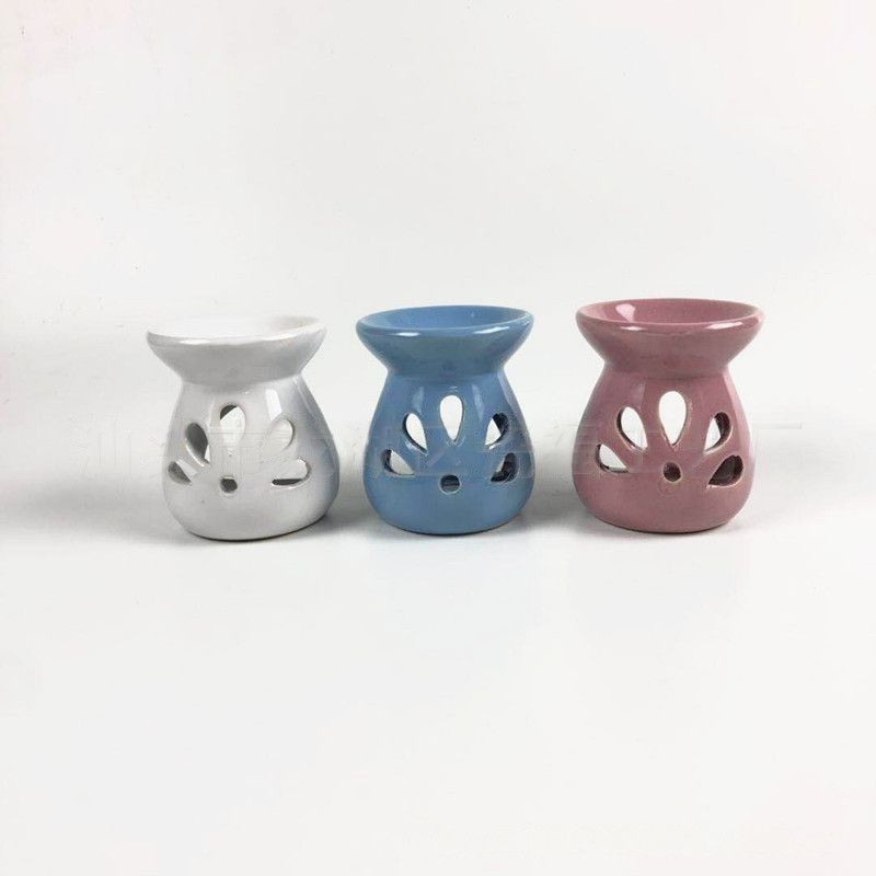 Flower Ceramic Wax Melt Warmer - Aromatherapy Aroma Oil Diffuser ...