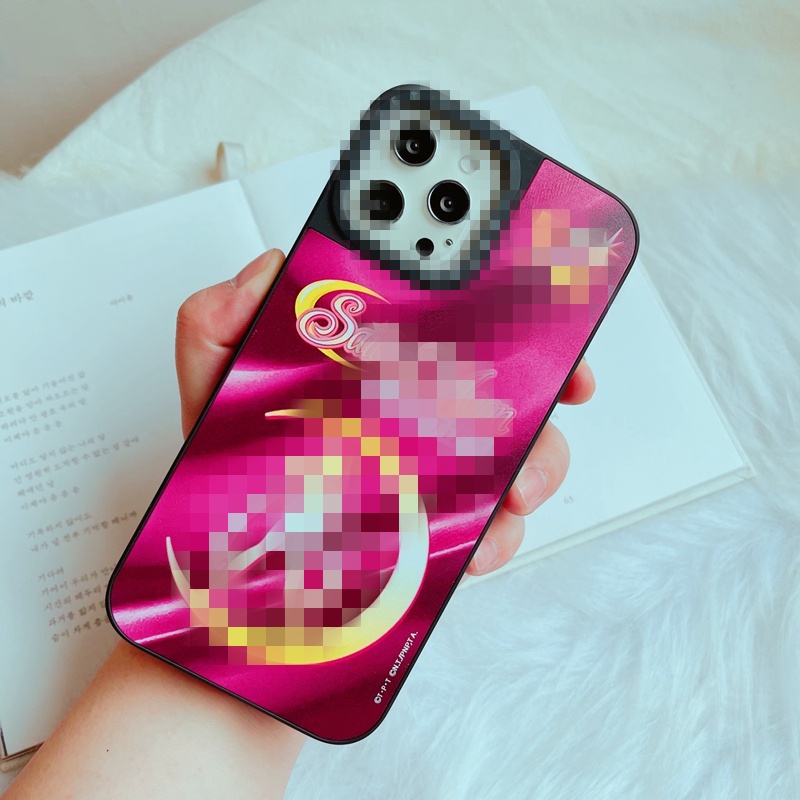 CASETi Sailor Moon Pink Mirror Hard PC Case Cover For iPhone 7 8 Plus X ...