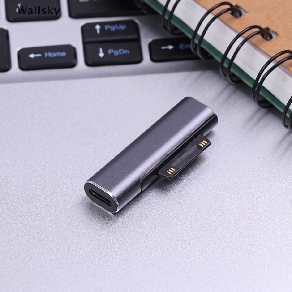 Wallsky> Type C PD Fast Charging Plug 102W USB C Adapter Converter For Microsoft Surface Pro 8 7 ...