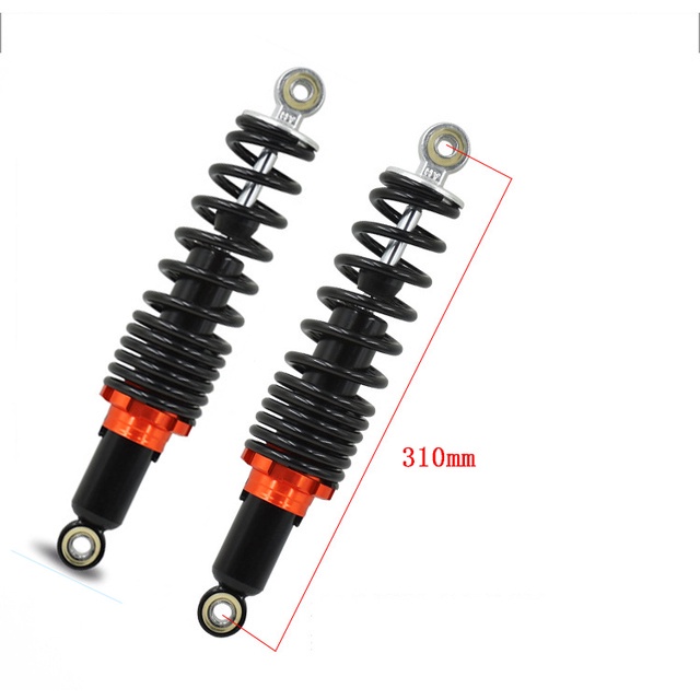 2Pcs Universal 250mm 310mm Motorcycle Rear Shock Hydraulic Shock ...