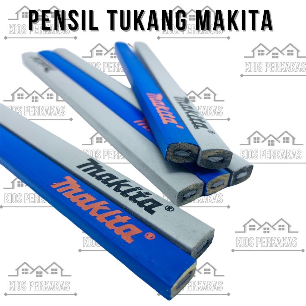 KAYU Makita Carpenter's Pencil|Project Builder's Large Pencil|Thick ...
