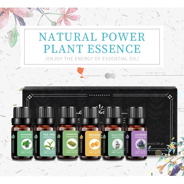 Vishmanni 10ml Pure Aroma Essential Oil "No Water Mixture" | Shopee ...