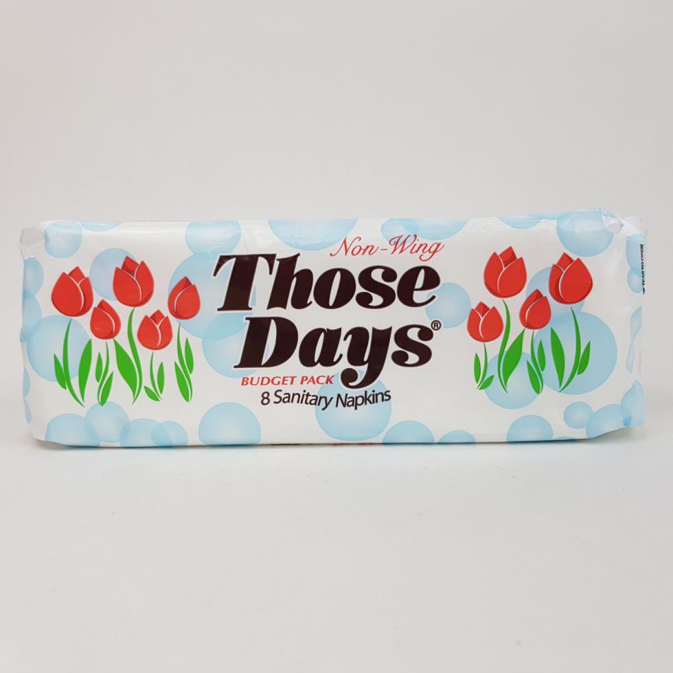 Those Days Napkin Regular Budget Pack 8s Non Wing 235mm | Shopee ...