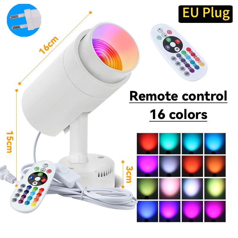 Whole Set RGB Track Light Spotlight Colorful Lamp Stage Lighting ...
