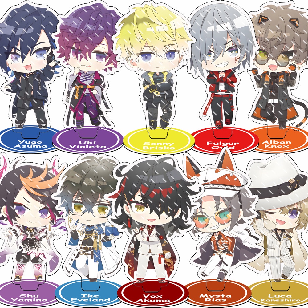 20 Types Rainbow Club Acrylic Stand Luxiem Noctyx Vox Mysta Ike Luca ...