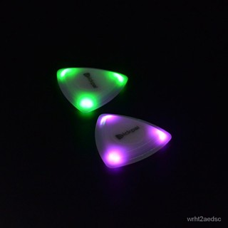 LED Glowing Guitar Pick Food-Grade Plastic Guitar Touch Luminous Pick ...