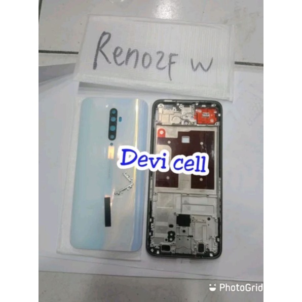 Backdoor + Bone Frame lcd Coaster Oppo Reno 2f original Glass / Back ...