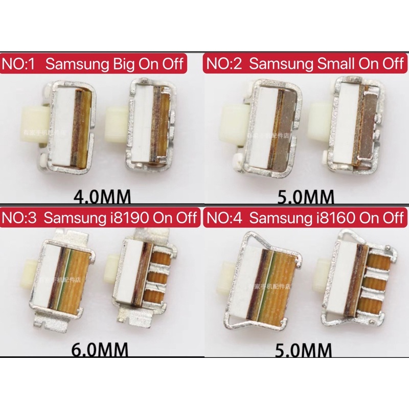 Power Key Button On/Off Switch For Samsung Power On Off & Volume Switch ...