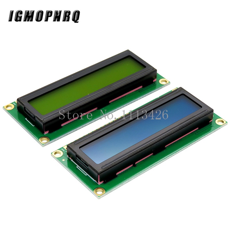 LCD1602 1602 LCD Module Blue / Yellow Green Screen 16x2 Character LCD ...