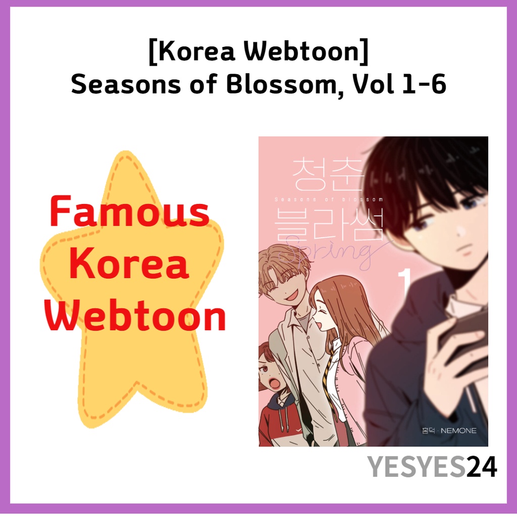 [Korea Webtoon] Seasons of Blossom, Vol 1-6 | manga books comic manhwa | Shopee Philippines