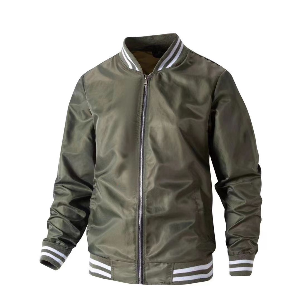 varsity zipper jacket nylon quality new design | Shopee Philippines