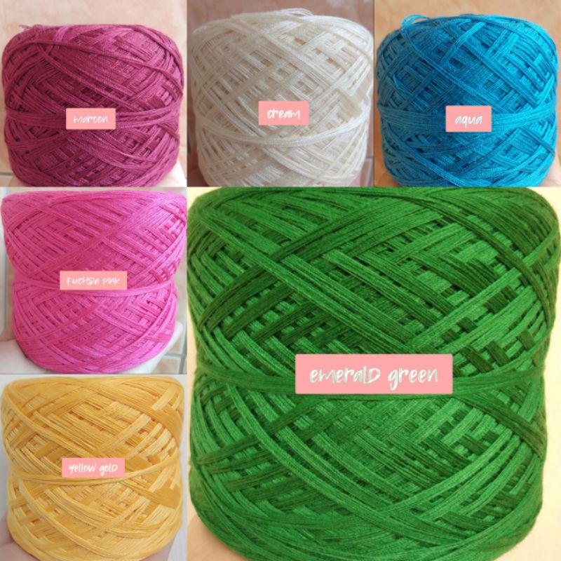 polyester yarn 16ply available for bucket hat,wallet,etc | Shopee ...
