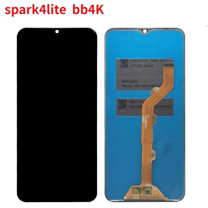 For Tecno Spark 4 lite BB4K LCD Display Touch Screen Assembly ...