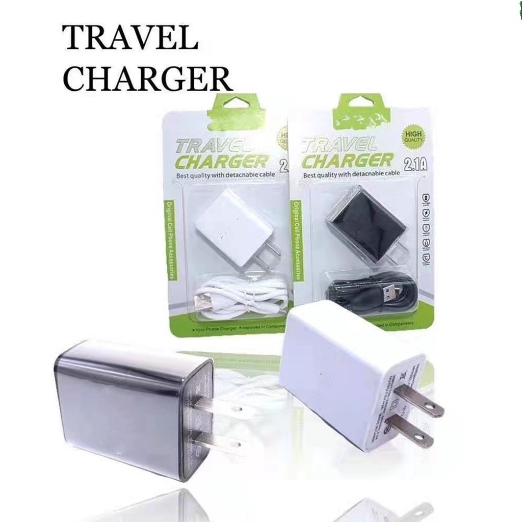 Little tiny 2.1A Travel Fast Charger + USB Cable Android Micro USB ...
