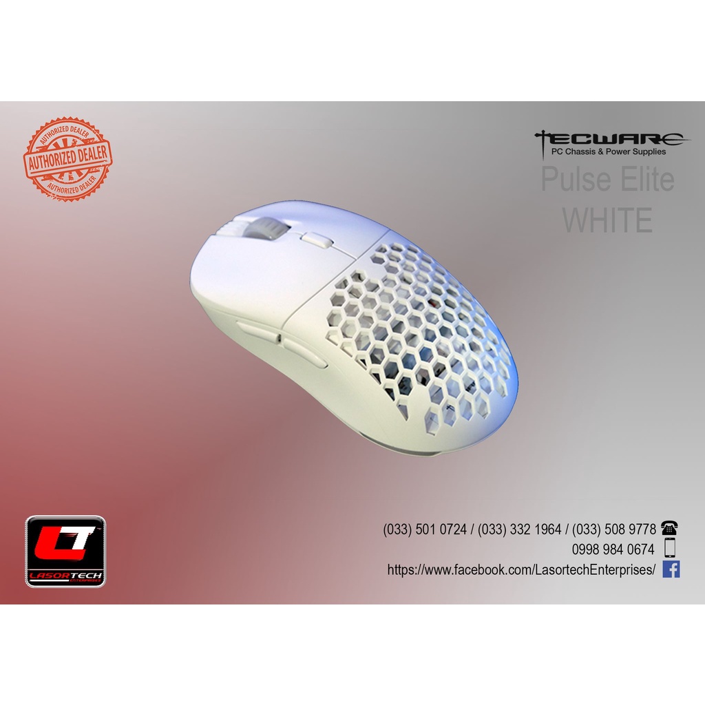 Tecware Pulse Elite 2.4G Wireless Gaming Mouse - White | Shopee Philippines