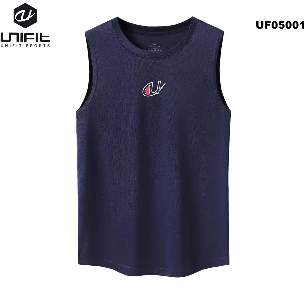 UNIFIT Men's Dri-Fit Jersey Sando Sports Training Jogging Fitness ...