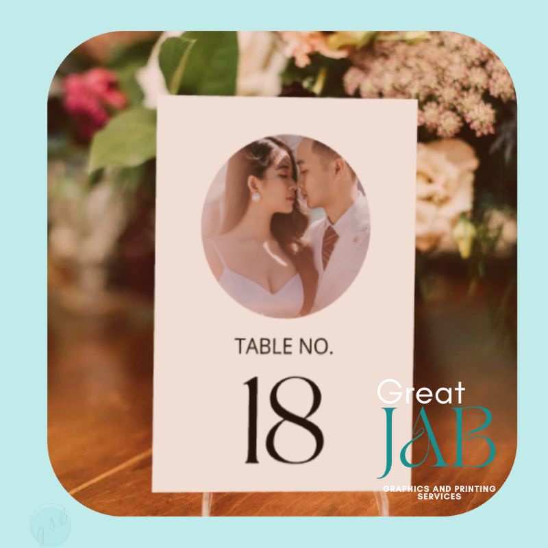 Table numbers with PHOTO for special events | Shopee Philippines