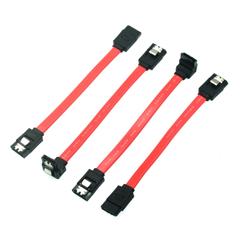 10CM Red Short SATA Cable Serial ATA SATA Line Cable DVD ROM HDD SSD ...