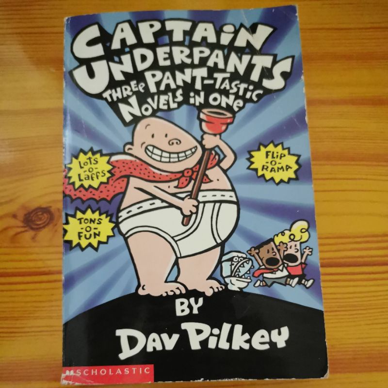 Captain Underpants / Super Diaper Baby by Dav Pilkey | Shopee Philippines