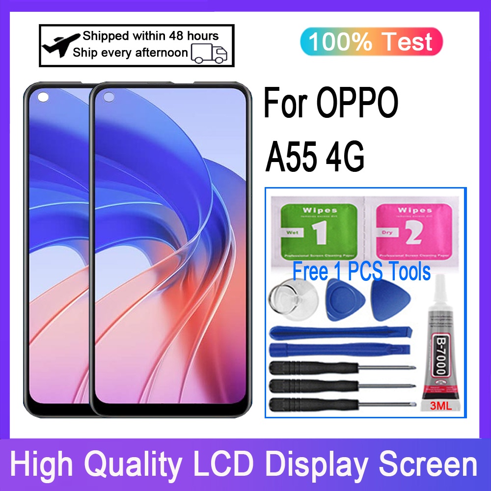 LCD For OPPO A55 4G CPH2325 LCD Display Touch Screen Digitizer Replacement | Shopee Philippines