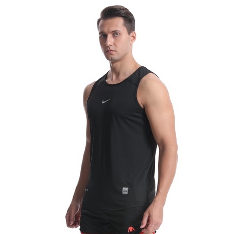 P814# Men's pro combat compression tights sleeveless drifit sando ...