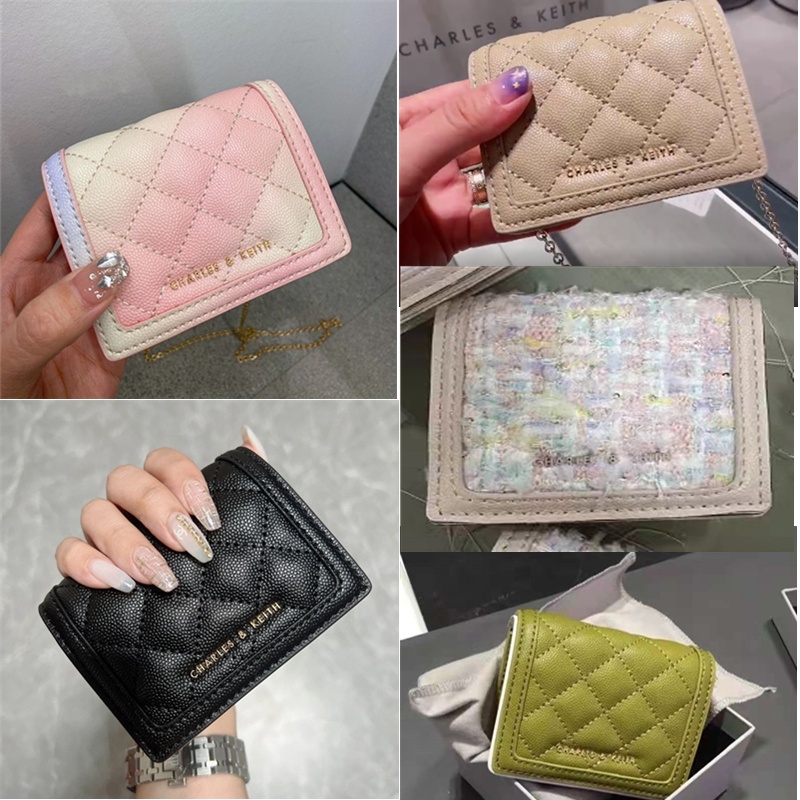 CNK Female Bag Gradient Mini Wallet 50701179 Knock-Stitched Checked ...