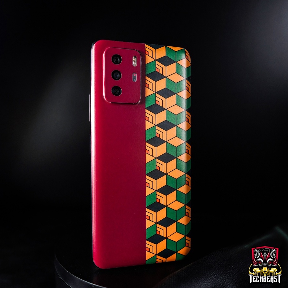 3M Demon Slayer Inspired Pattern Skin Vinyl Wrap Universal Techbeast ...