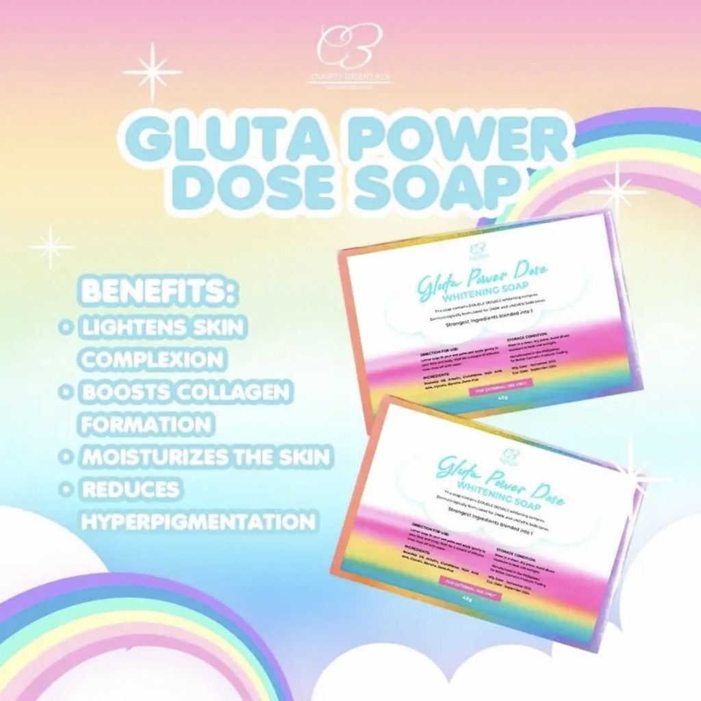 Gluta Power Dose Soap 45G | Whitening Soap - Clarity Essentials ...