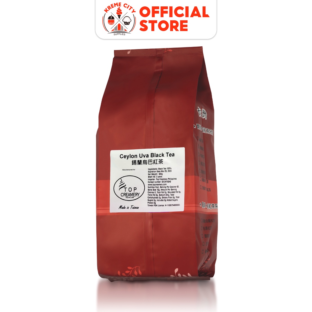 TOP Creamery Ceylon Uva Black Tea Loose Leaves 600g | Shopee Philippines