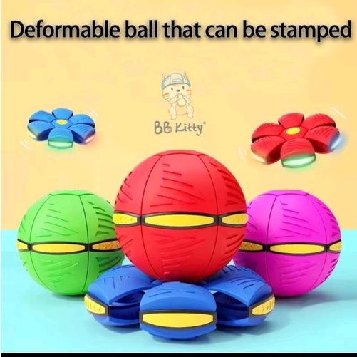 3-6 lights bouncy ball deformed children's outdoor toys, tandaan ...