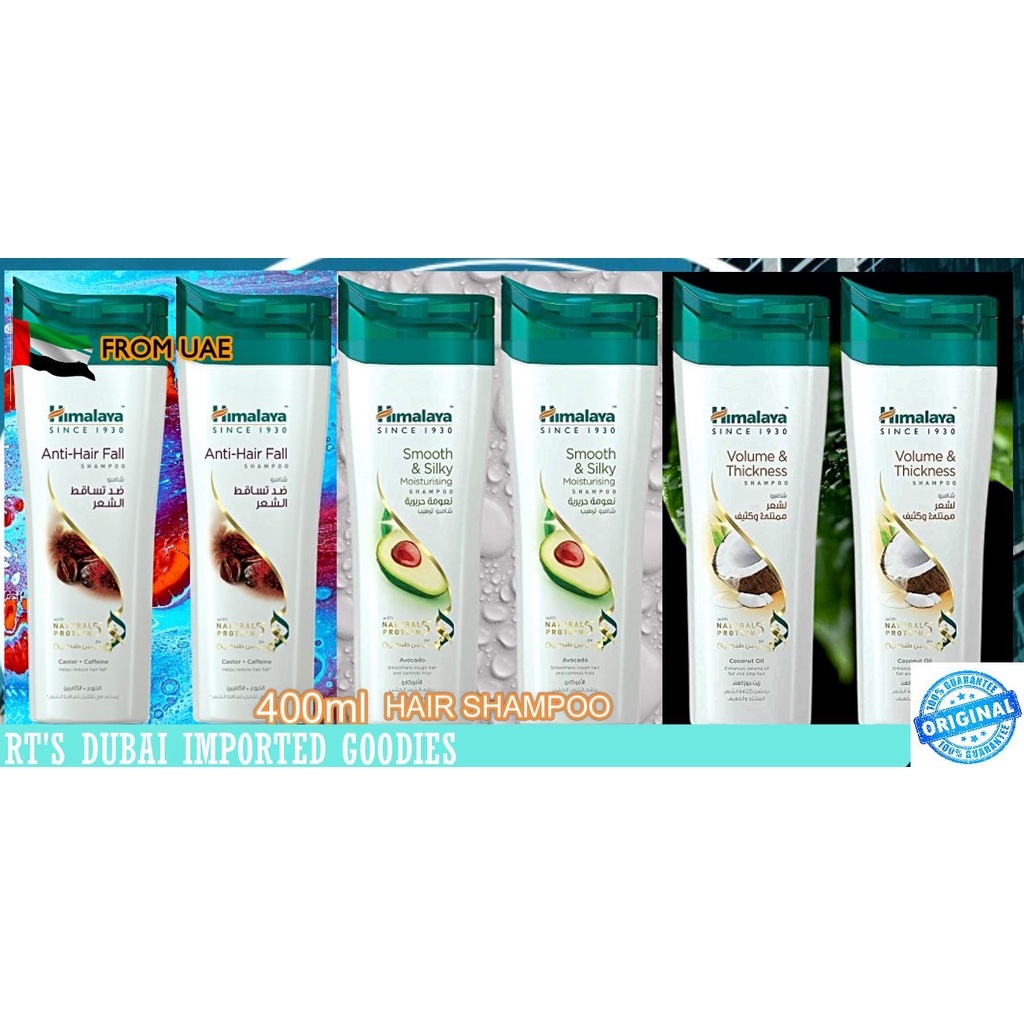 Original HIMALAYA SHAMPOO/ Natural Protein Shampoo 400ml Imported from ...