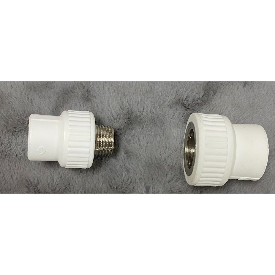 VOSCHTECH PPR MALE/FEMALE ADAPTER fittings 1/2 3/4 1 inch | Shopee ...