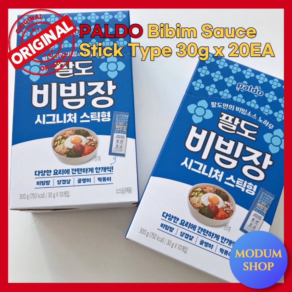 Paldo Bibim Sauce Stick Type 30G x 20 Sticks, Bibimmyun | Shopee ...