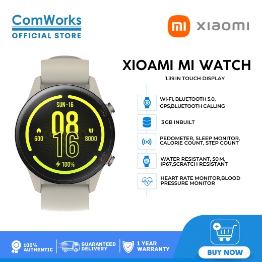 Comworks Official Store | Xiaomi Mi Watch 1.39-INCH | Shopee Philippines