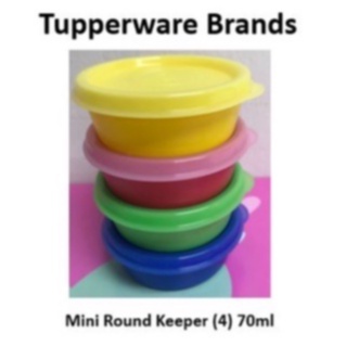 Tupperware Mini Round Keeper 70ml (4 ) | Shopee Philippines